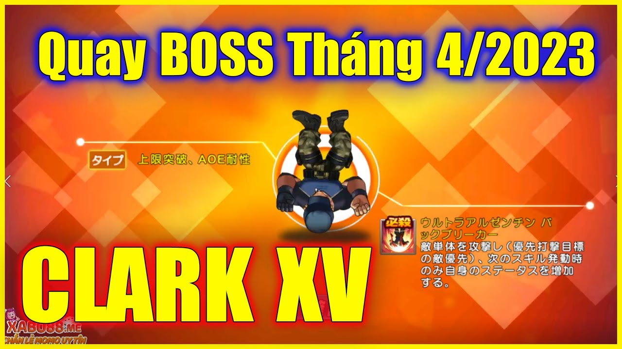 KOF98UMOL - Vòng quay BOSS tháng 4 - Clark XV - AE đã dậy xúc em nó về ...
