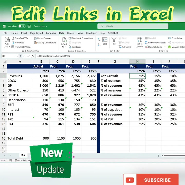 Edit Links Shorts Viral Excel Exceltutorial Trending Youtube