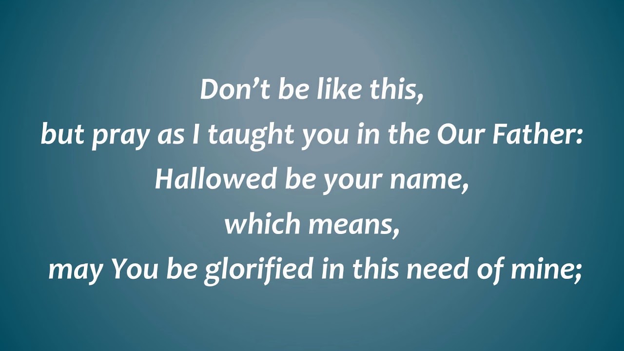 Dolindo Ruotolo - Jesus, You Take Over - a little shorter version with ...