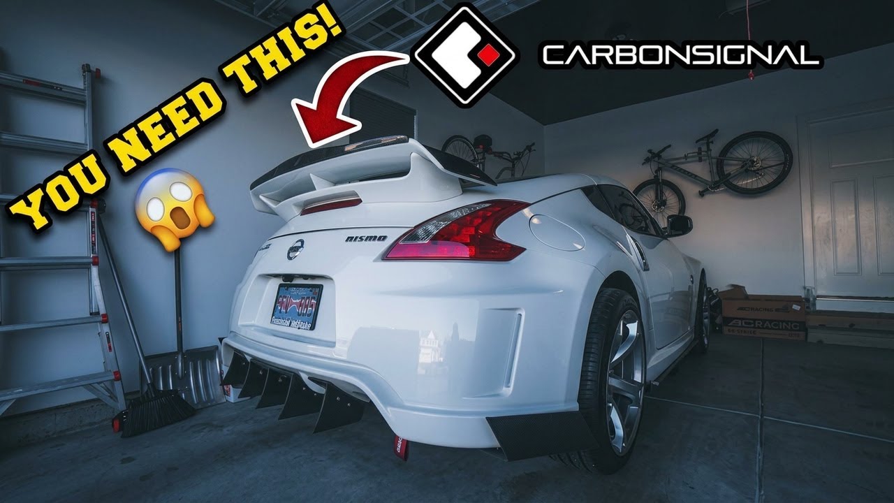 CARBON SIGNAL REAR V1 SPOILER ADD ON – NISSAN 370Z NISMO! | NEW DAILY ...