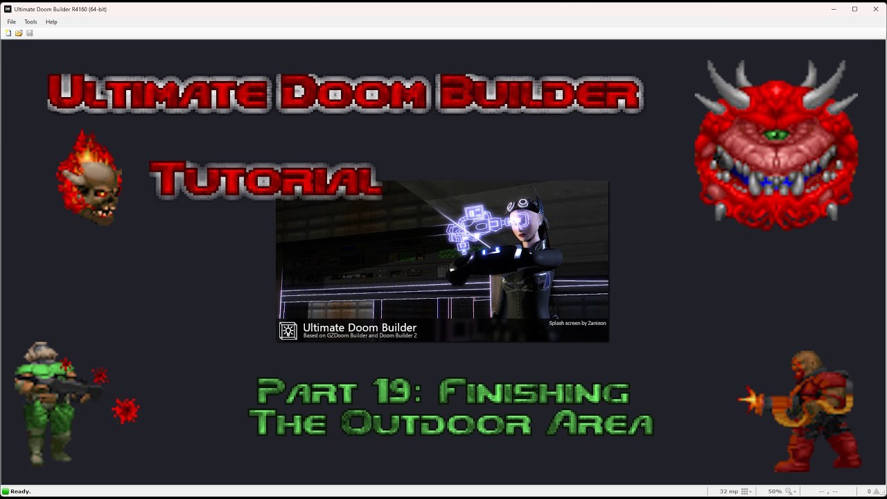 Ultimate Doom Builder Tutorial: Part 19: Finishing The Outdoor Area ...