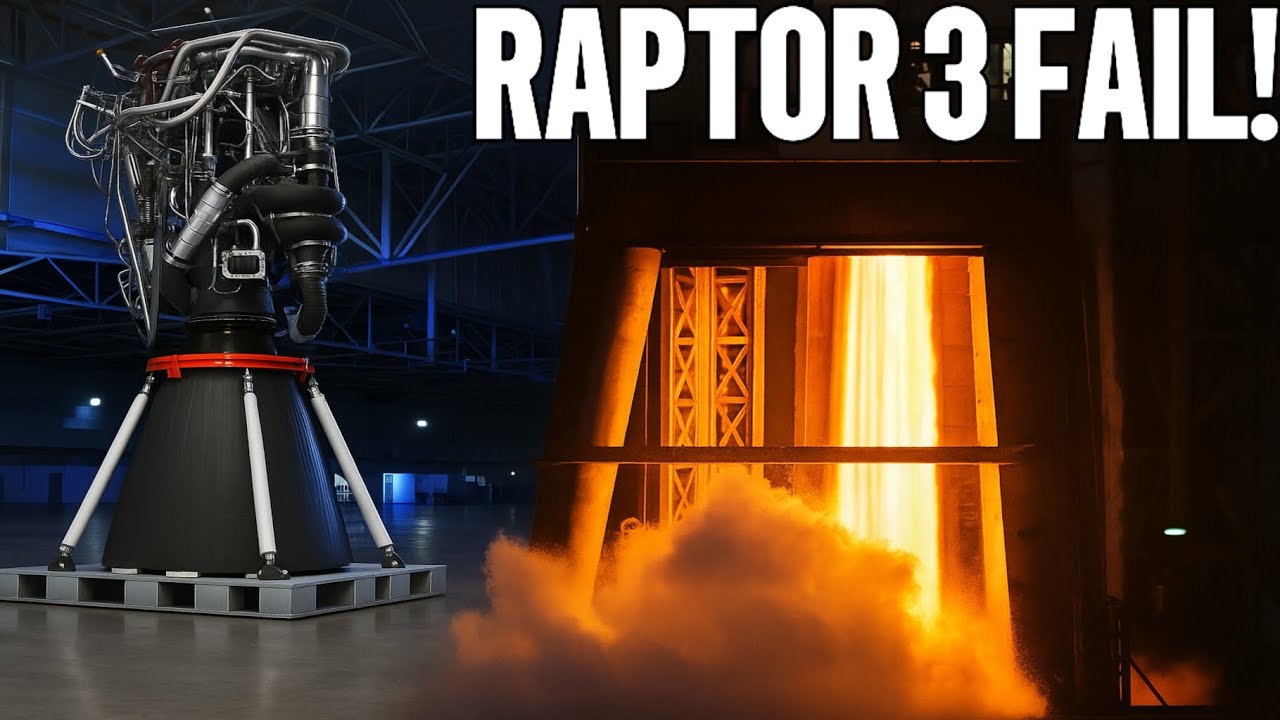 SpaceX Hits New Problem - Raptor 3 Explodes During Test, Elon Musk ...
