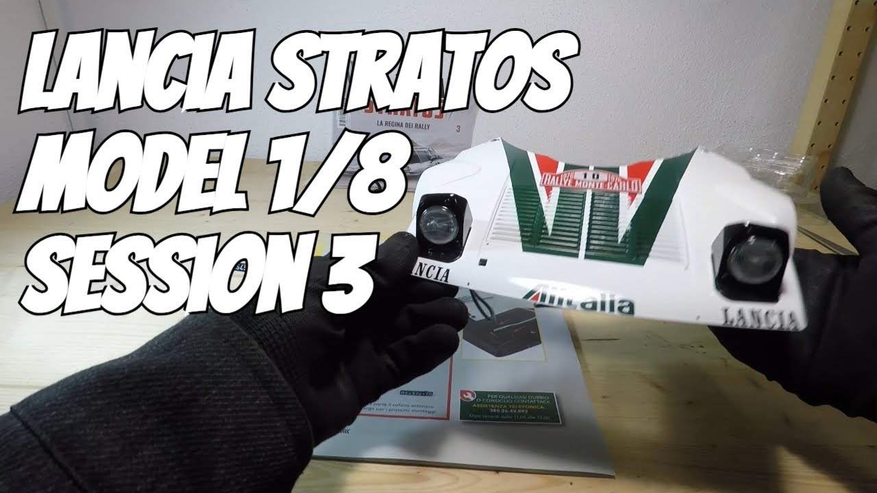 03 Lancia Stratos Model Kit 1/8 | ASMR Build Experience | ランチア ストラトス模型 ...