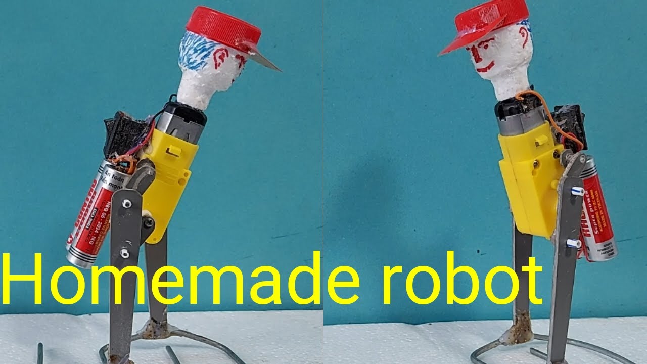 How to make a battery powered robot - YouTube