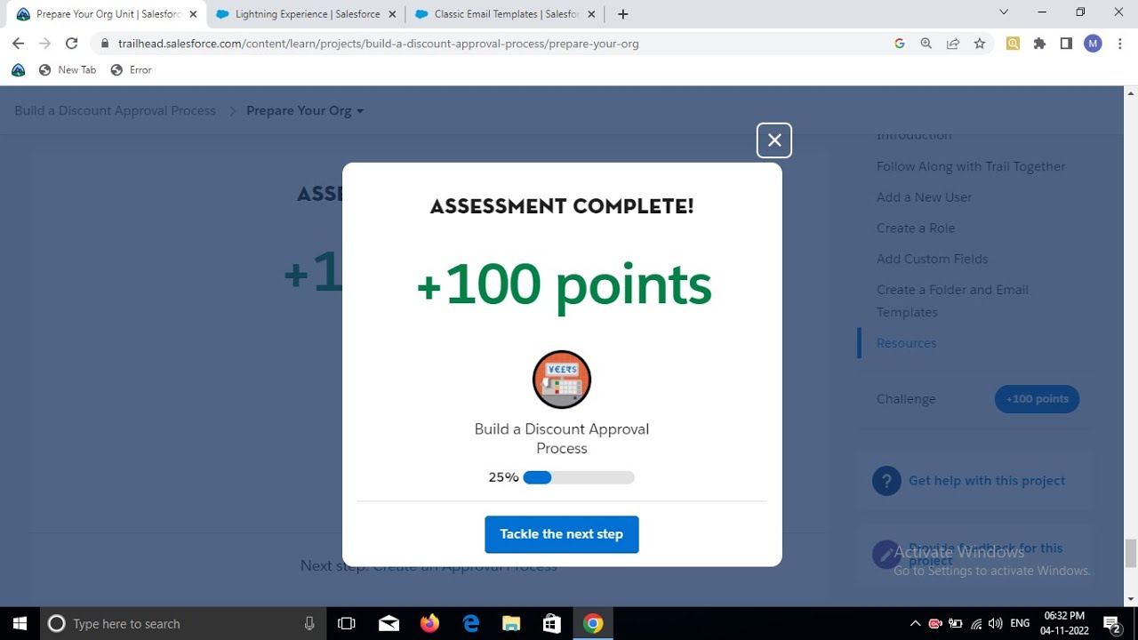 Approval Process Management Superbadge Unit | Build a Discount Approval ...