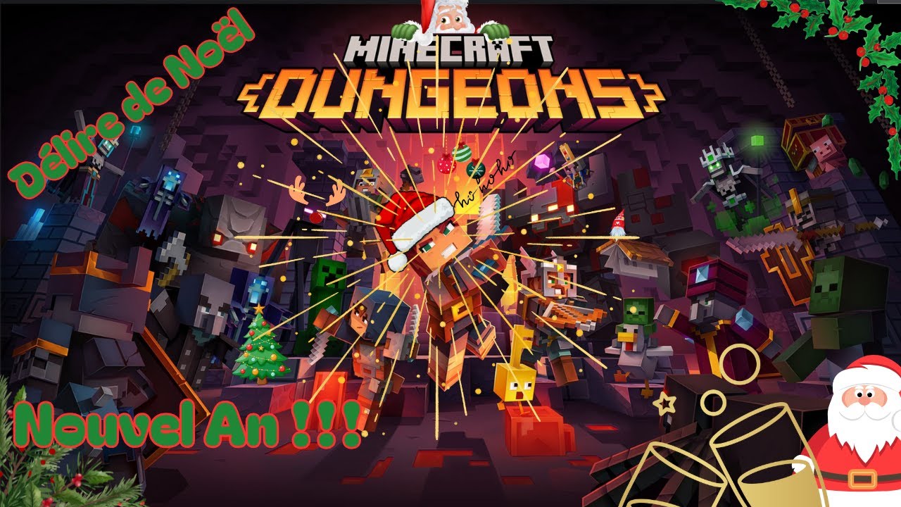 Quand tu es chez Papi Mami et que tu te fais ch..... Minecraft Dungeons - YouTube