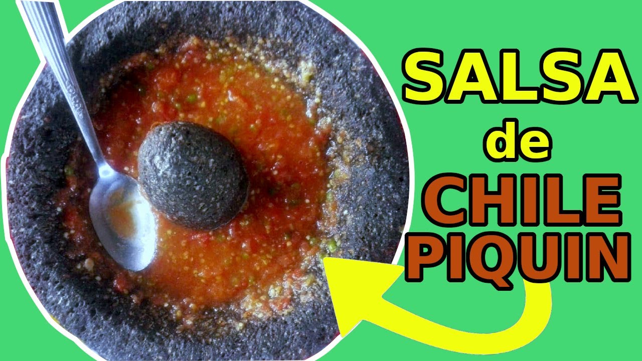 Como Hacer SALSA de CHILE PIQUIN - YouTube