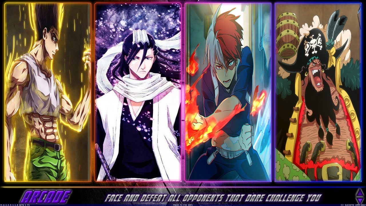 Anime Legacy Reborn Mugen Screenpack - (OpenGL) - YouTube