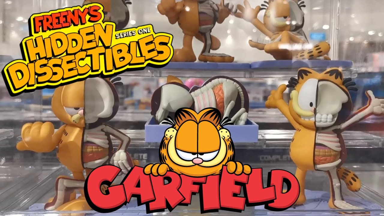 Garfield Hidden Dissectibles Showcase. not The Garfield Movie - YouTube