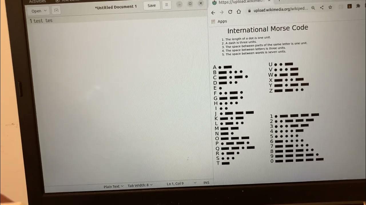 Morsilka: Morse code keyboard - YouTube