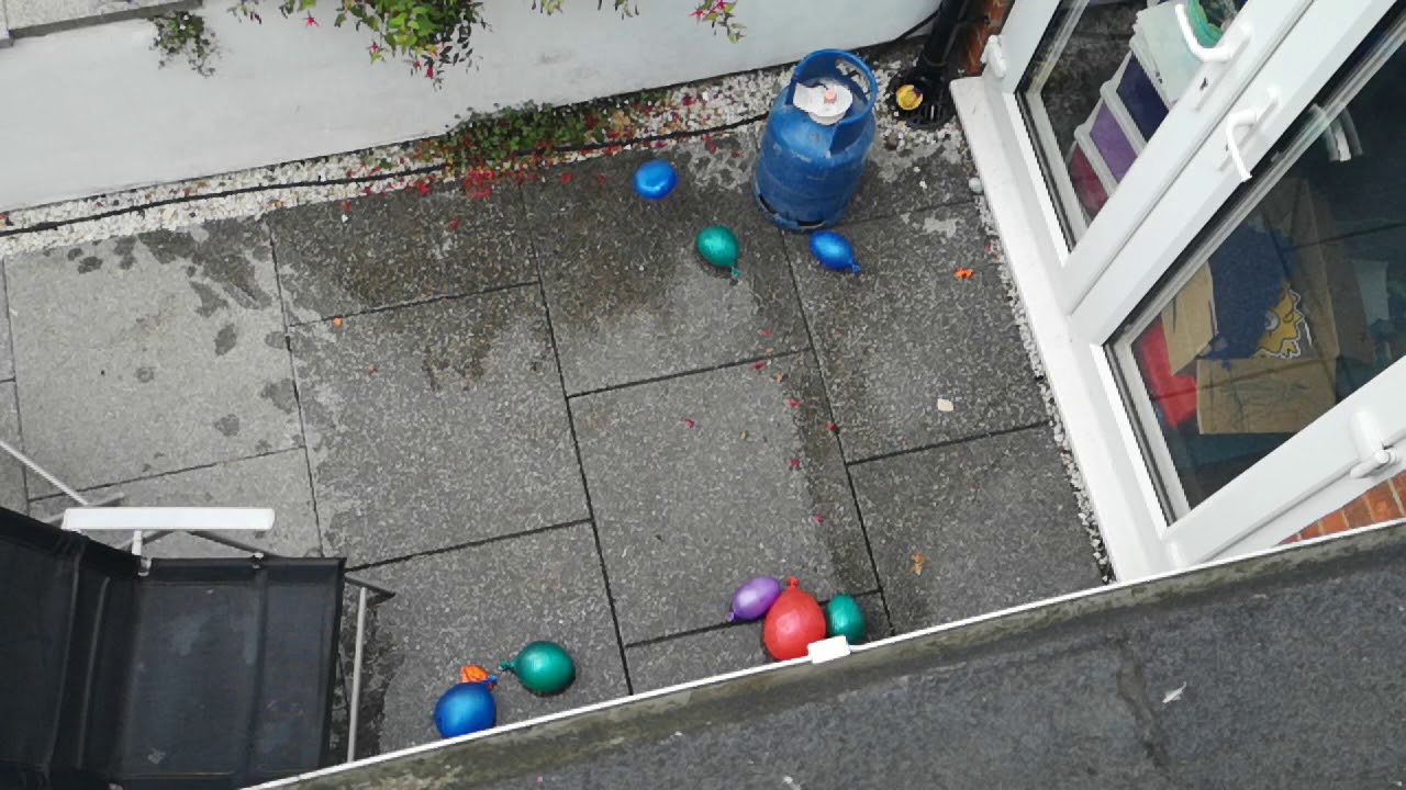 Water Balloon Bounce Super Slomo 2 - YouTube
