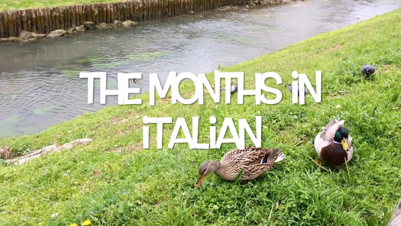 Italian Lesson 4: How to Say the Months of the Year in Italian - YouTube