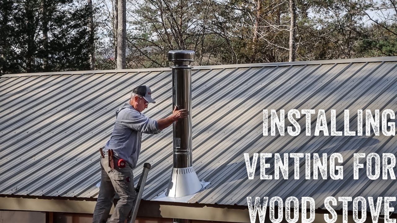 S2 EP71 | TIMBER FRAME CABIN | WOODWORK | INSTALLING VENTING FOR WOOD ...