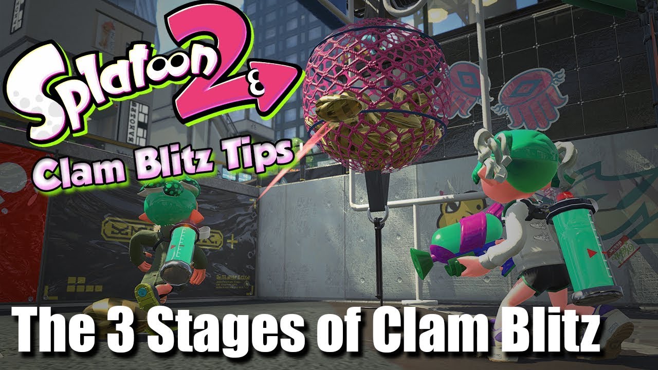 Splatoon 2 - The 3 Stages of Clam Blitz, Top 3 Weapons & Specials - YouTube