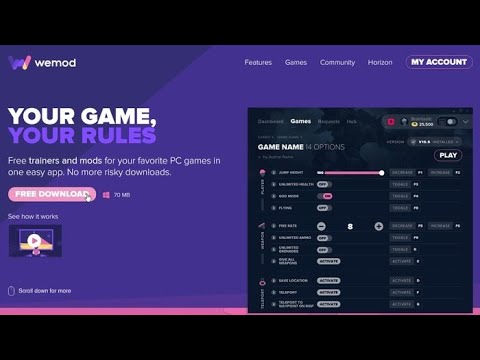 WEMOD #BEST CHEATS FOR SINGLE PLAYER GAMES #Cheat Mod for All Games ...