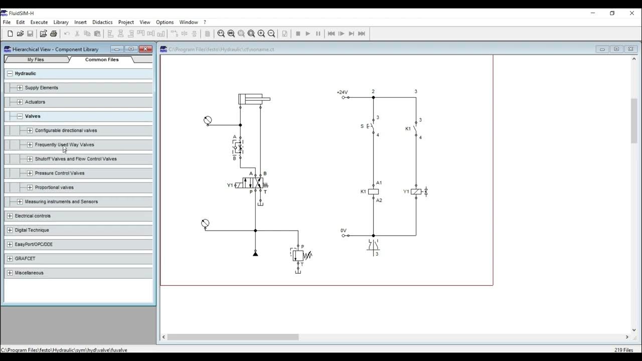 SIMULASI RANGKAIAN PENYORTIR BALOK BESI MENGGUNAKAN APK FLUIDSIM. - YouTube