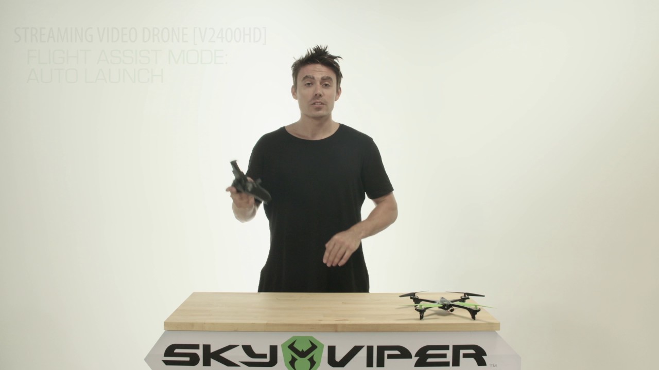 HOW TO AUTO LAUNCH: Sky Viper Video Drone - v2400HD - YouTube