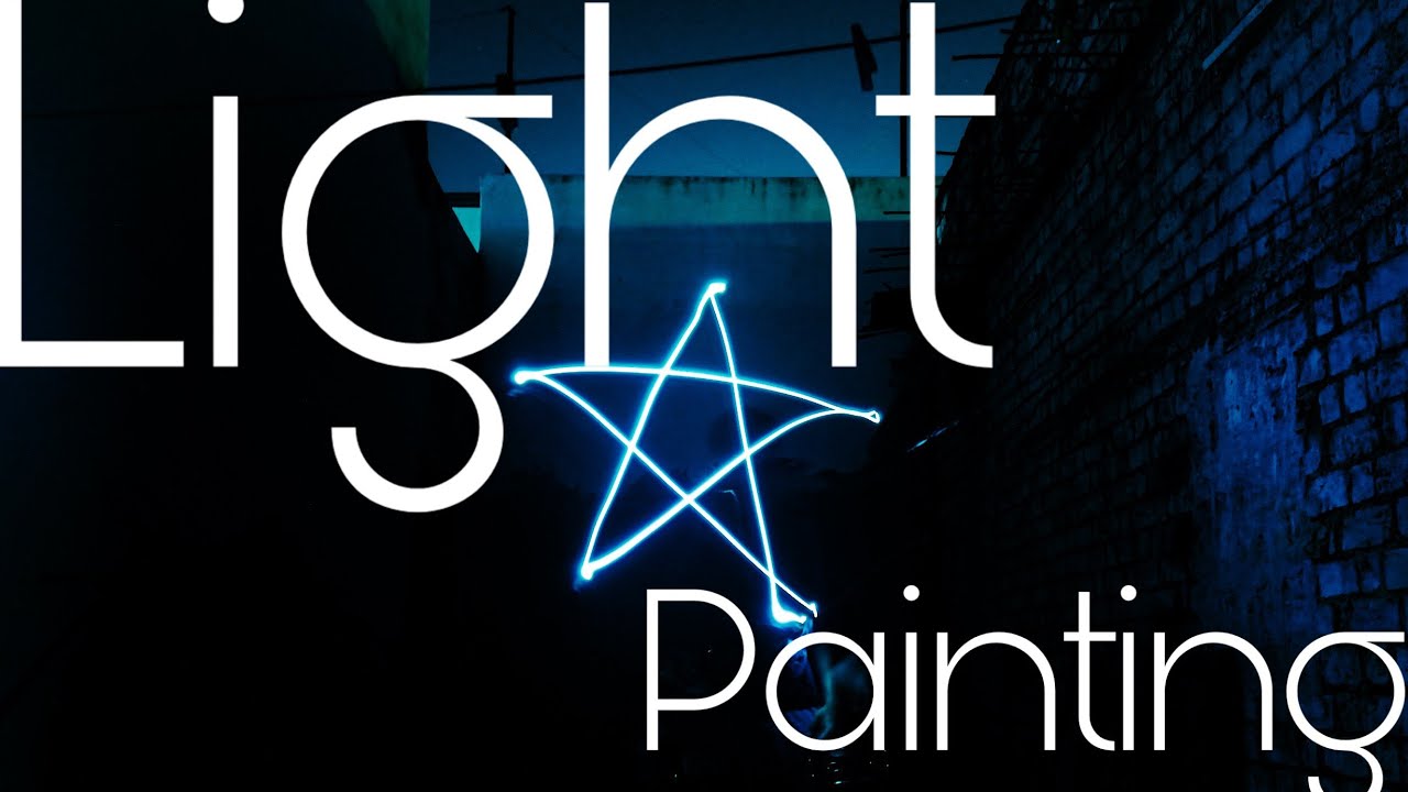 Light painting with a smartphone - YouTube