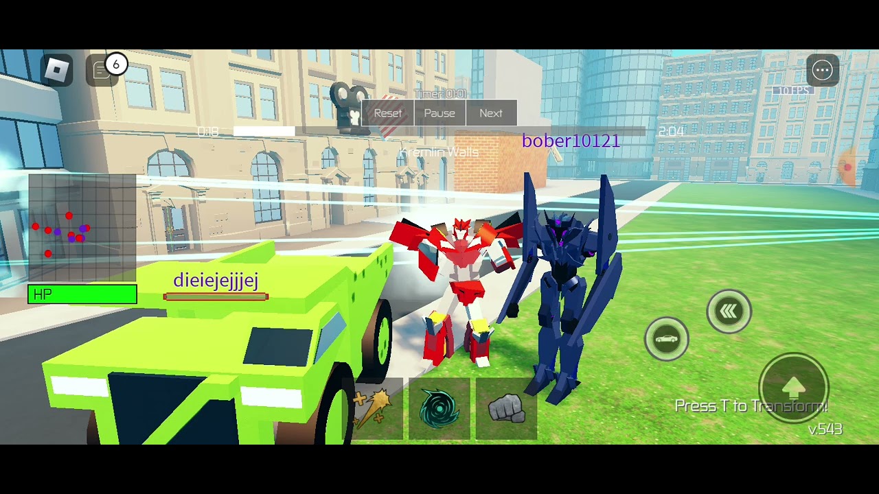 roblox transformers prime - YouTube