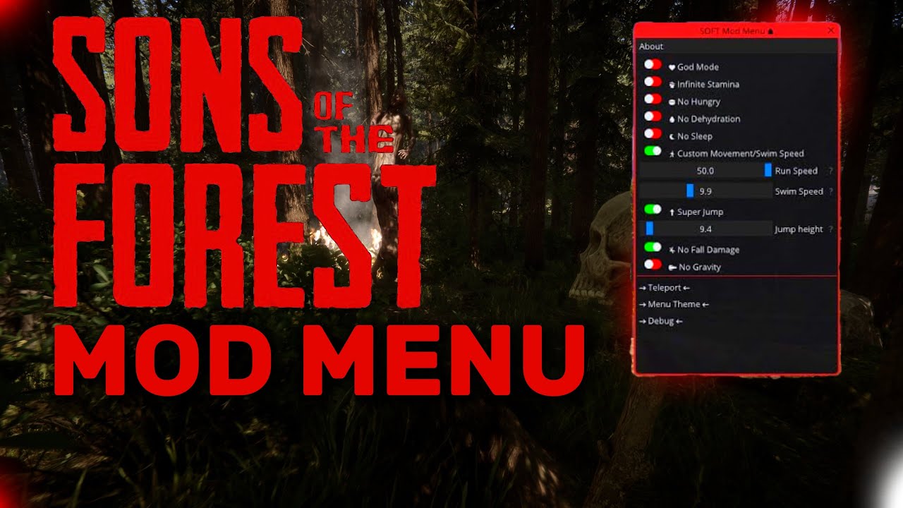 Sons of The Forest Mod Menu | Cheat Mod SOTF | Free Download 2025 - YouTube