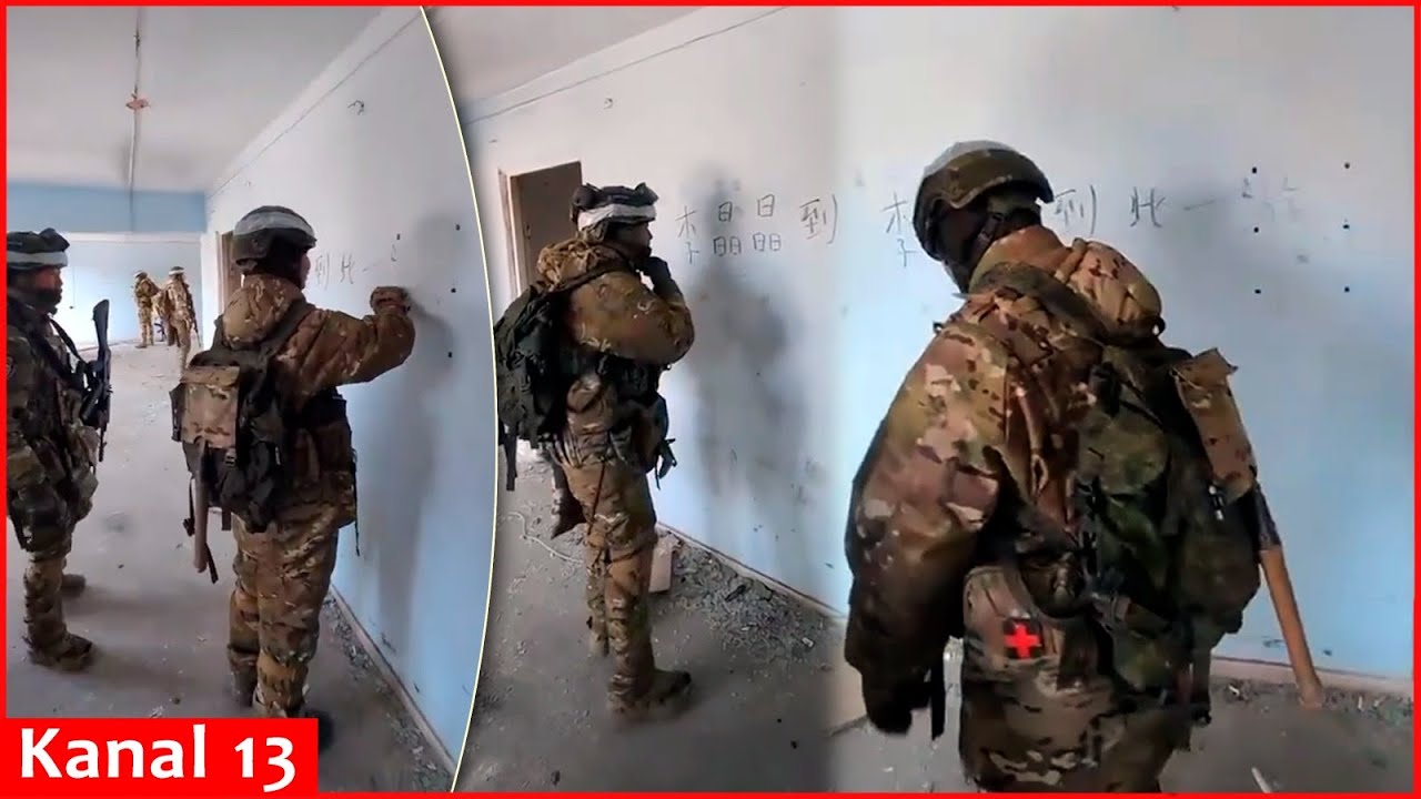 Footage of Chinese mercenaries who serve as part of Russian occupation ...