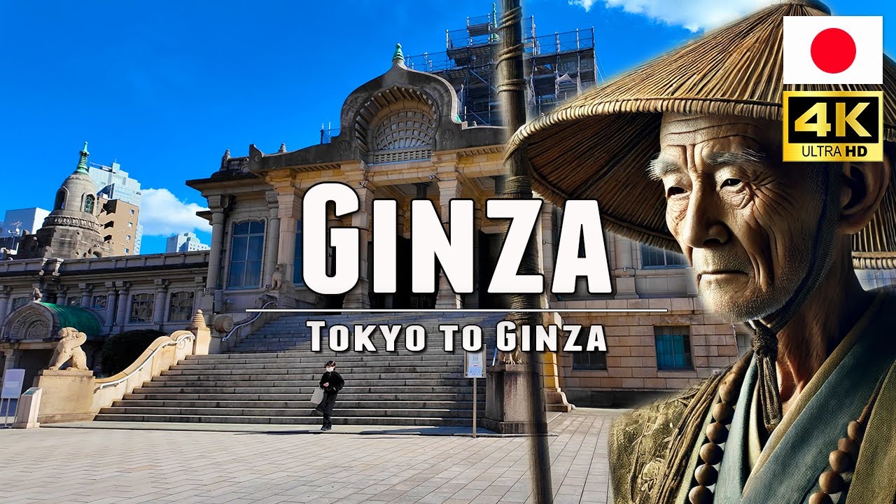 Japan Walk in Tokyo - Explore Ginza, Tsukiji Hongwanji, and Kachidoki ...