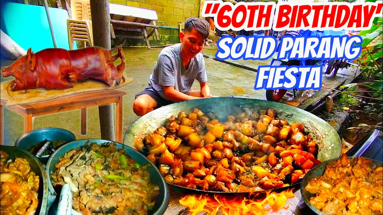 60th Birthday Celebration parang fiesta sa dami ng handa @senior ...
