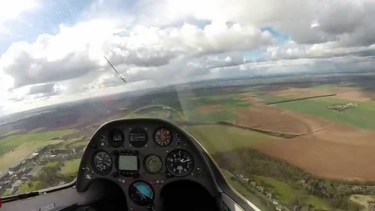 Gliding at RAF Cranwell (Unedited- Full Flight) - YouTube