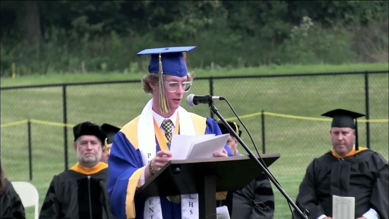 Northern Lebanon 2024 Graduation Ceremony Class President / Salutatorian Speech - YouTube