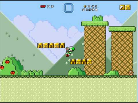 Super Mario Bros X Level Hammer Hills - YouTube