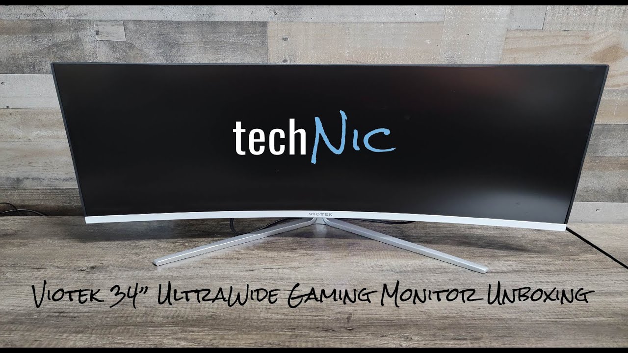 Viotek 34 Inch Gaming Monitor Unboxing - YouTube