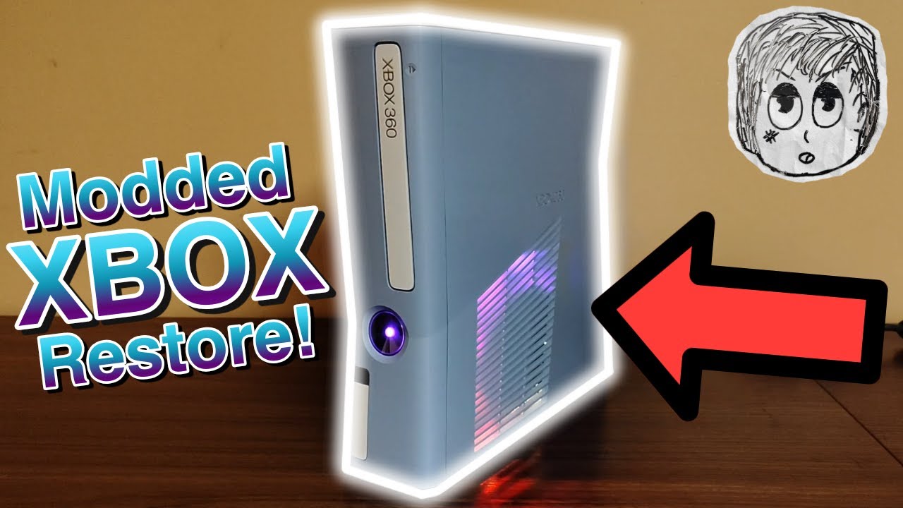 Modding & Customizing an Xbox 360 Slim - Full Restore Process - YouTube
