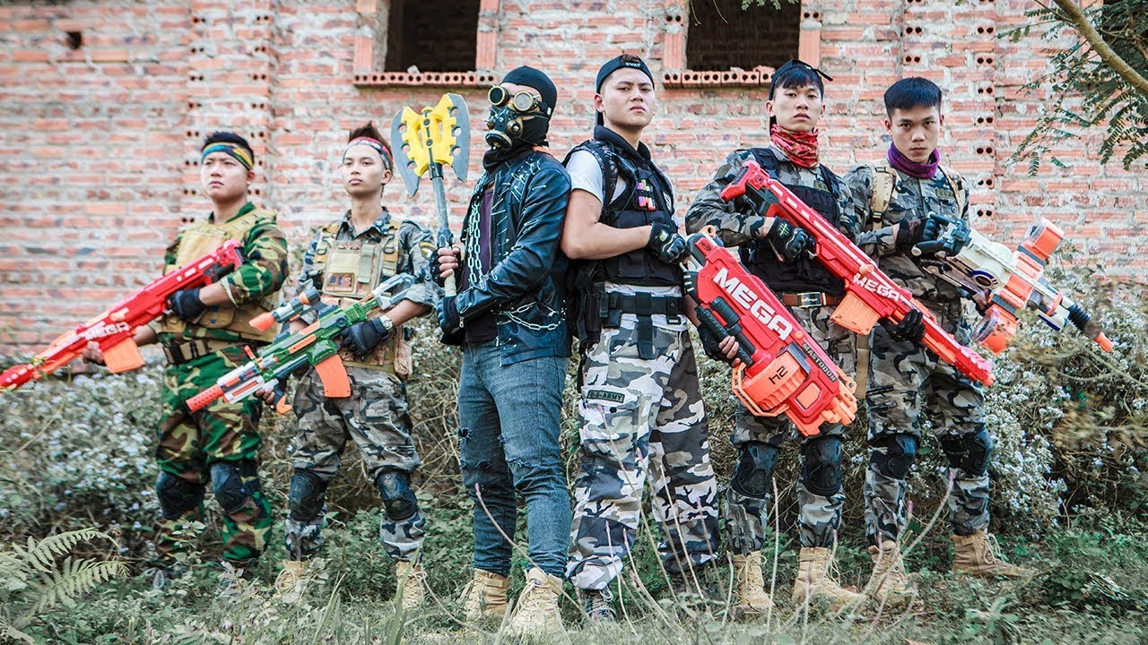 LTT Game Nerf War : Winter Warriors SEAL X Nerf Guns Fight criminal ...