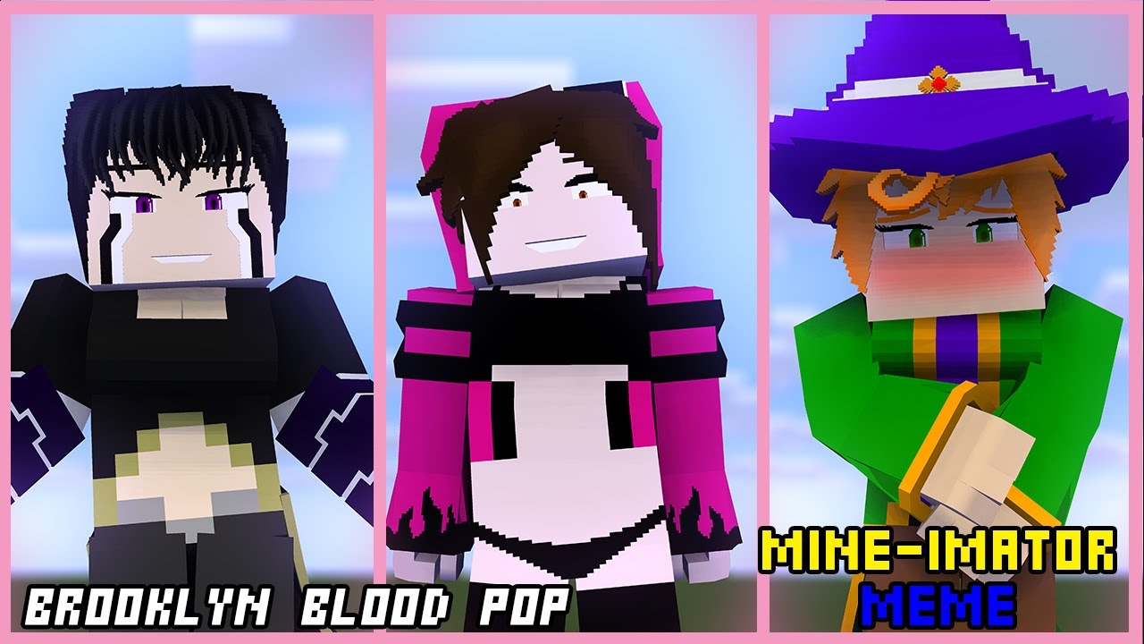 Brooklyn BloodPop Dance | [ MEME ] | Minecraft Animation - YouTube