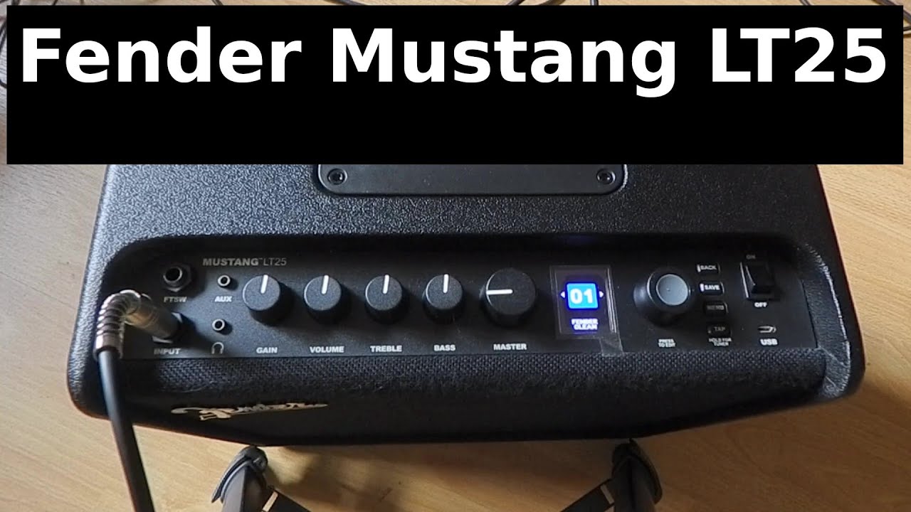 Fender Mustang LT25 Playthrough (part 1) - YouTube