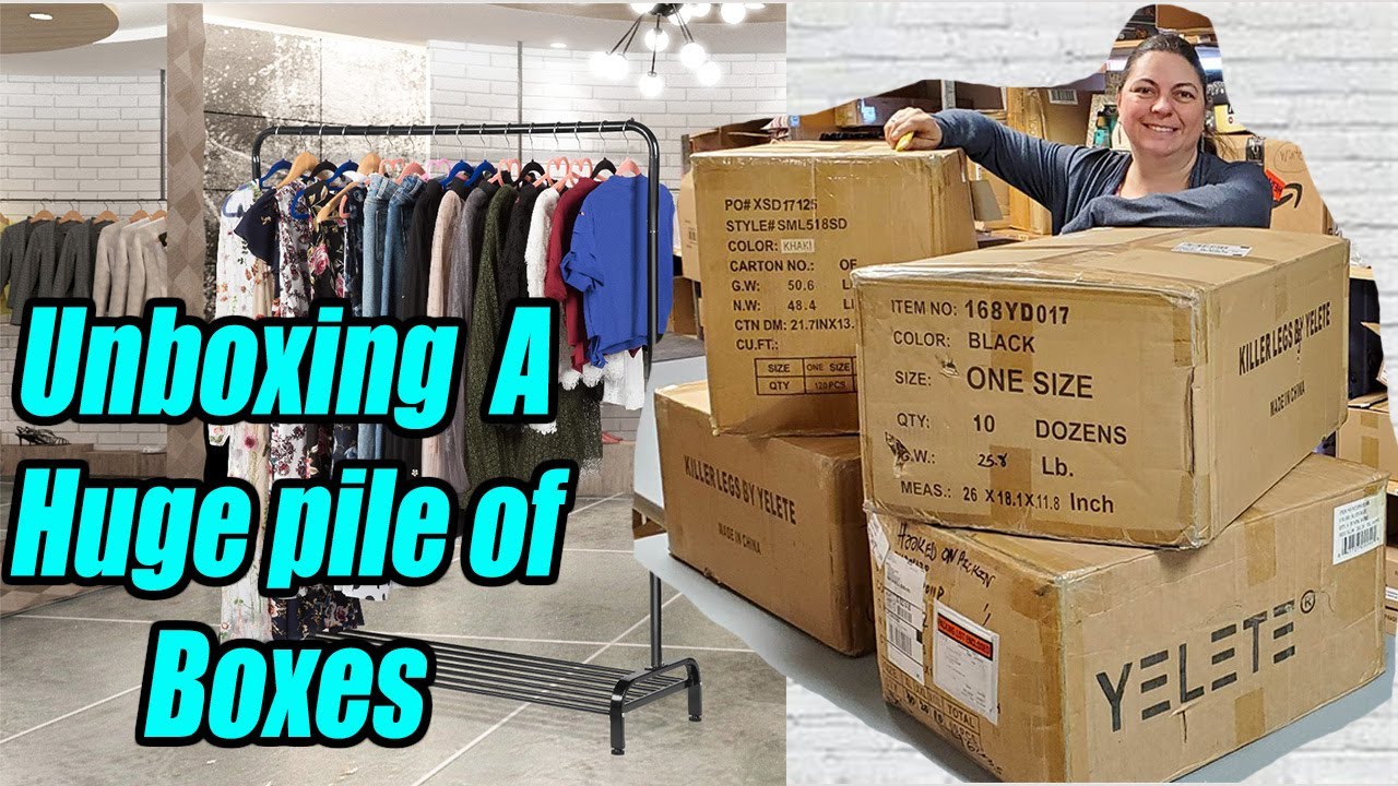 Unboxing New clothing - We have lots of plus sizes and they are all ...