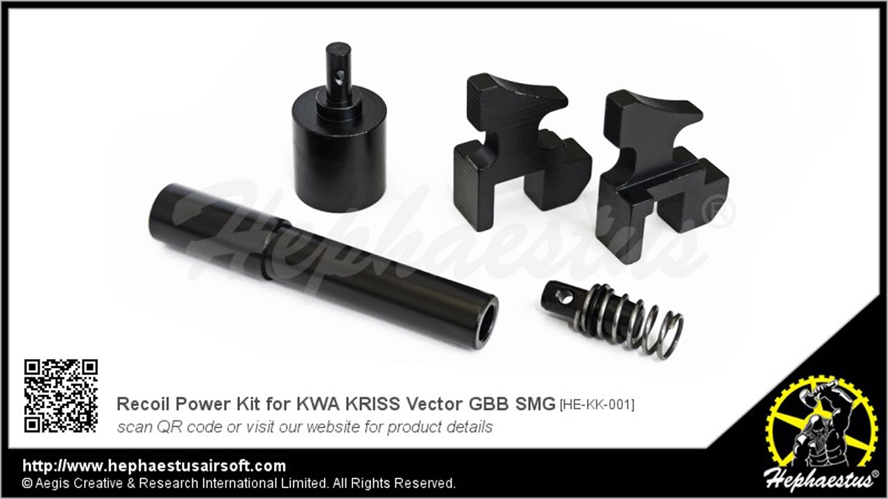 How to install Hephaestus Recoil Power Kit for KWA KRISS Vector GBB SMG ...
