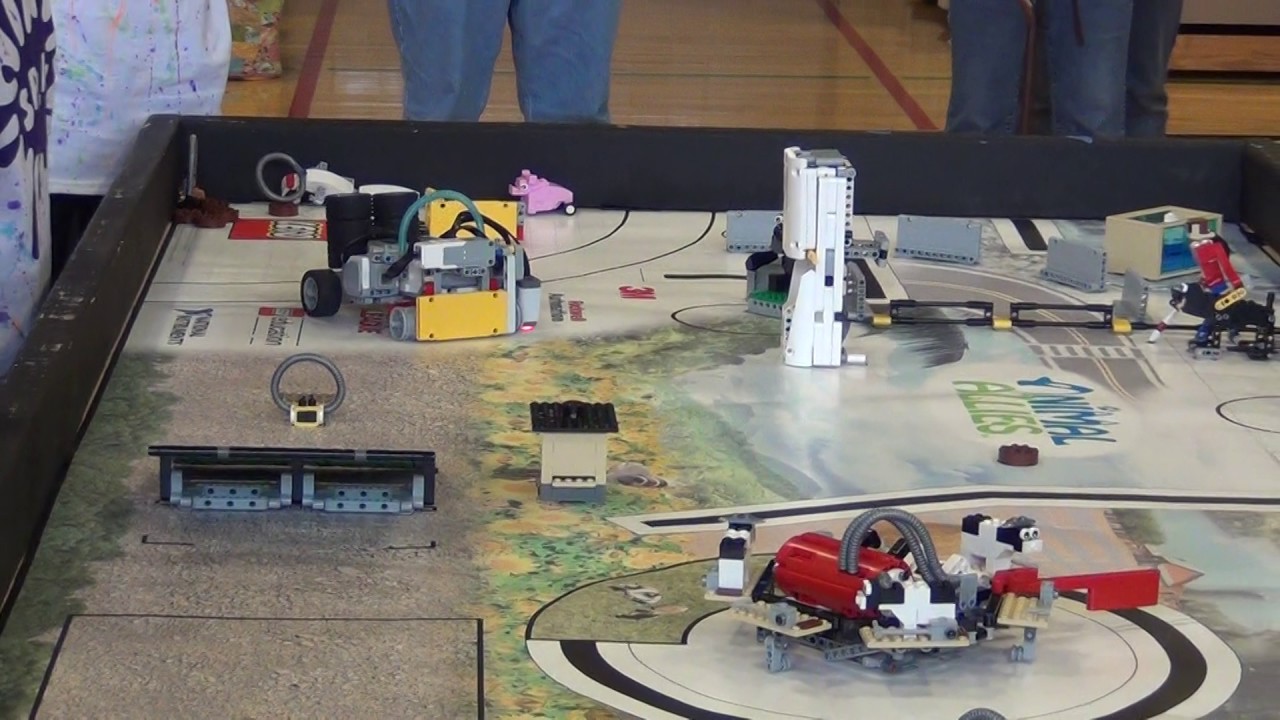 FLL Animal Allies 2016 - Robot Game 128 points - YouTube