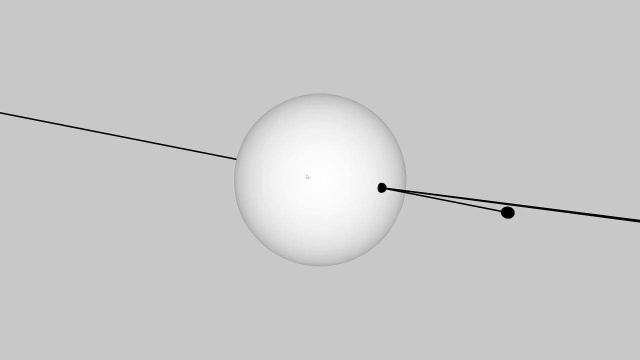 【Processing】Line-plane Line-sphere Intersection - YouTube