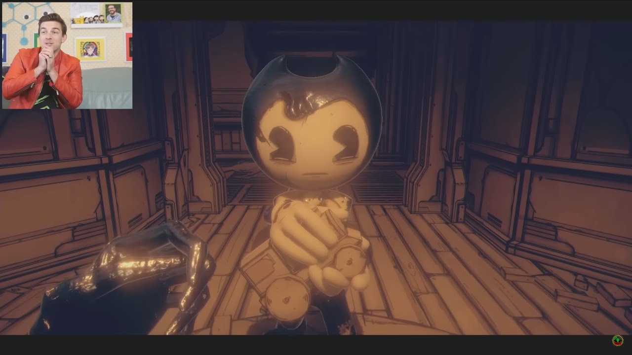 Matpats reaction to baby Bendy I Bendy and the Dark Revival - YouTube