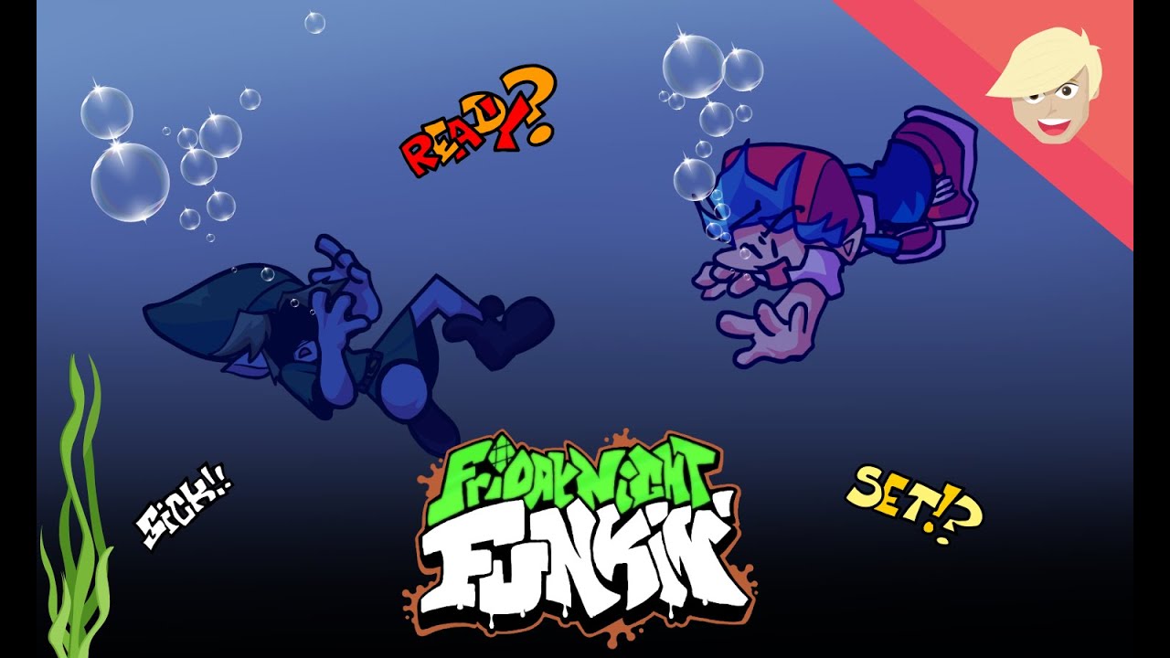 FNF vs BEN - The UNDERWATER scene and the MUSIC is so COOL! - YouTube