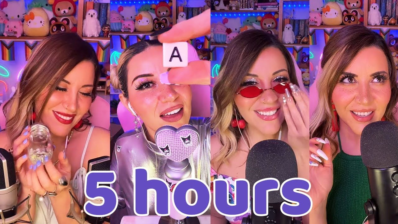 ASMR - no ads - Tiktok live compilation from August 💖 Tapping, personal ...