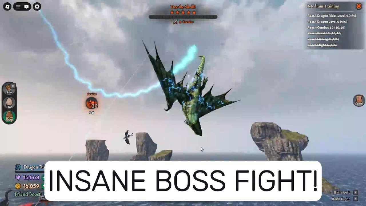 Epic Boss Fight in Roblox How to Train Your Dragon! (Insane Battle ...