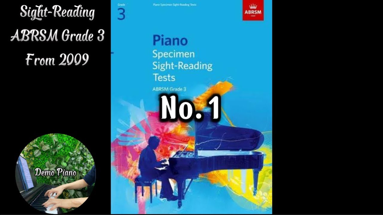 No.1 | ABRSM Piano Specimen Sight Reading Tests from 2009 Grade 3 - YouTube