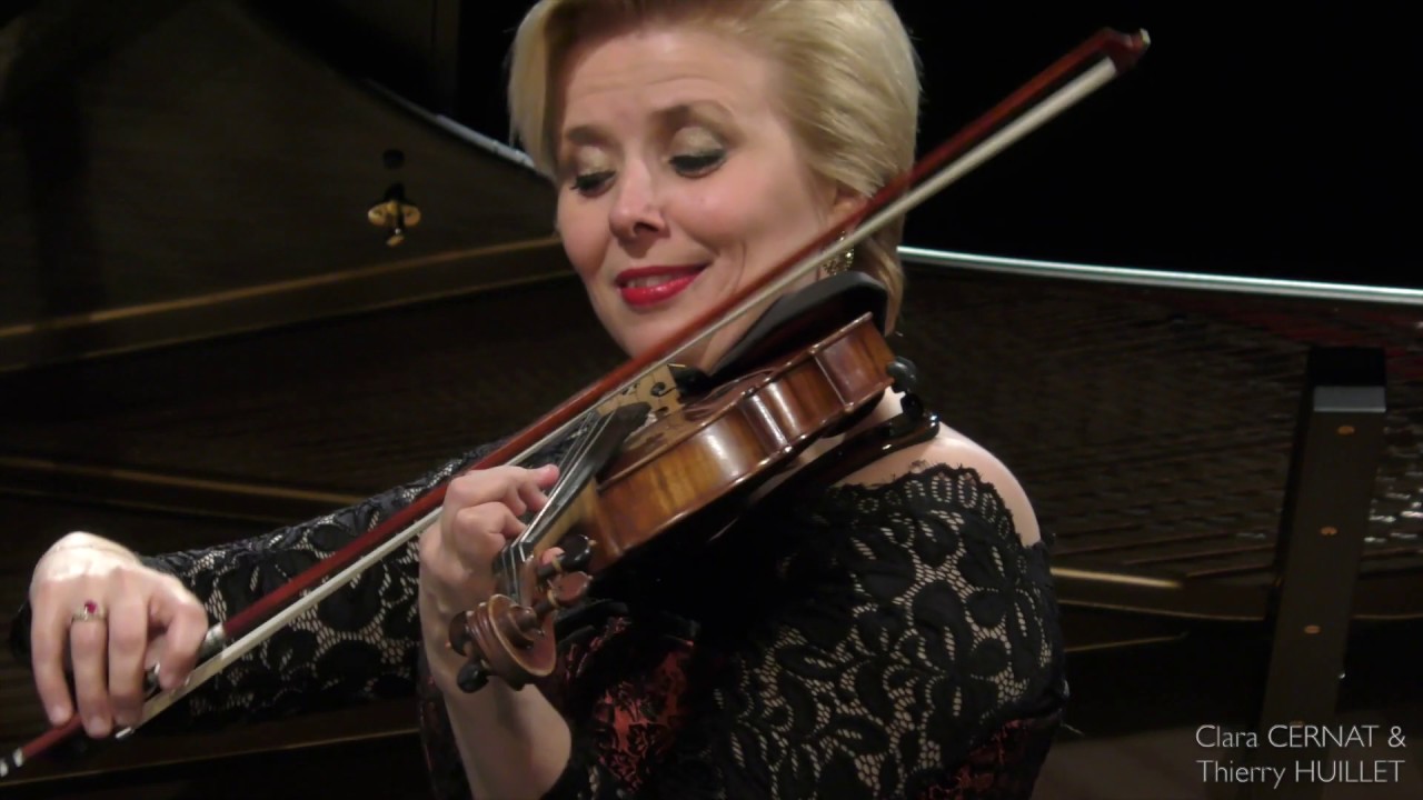 Albéniz "Sevilla" for violin and piano by Clara Cernat and Thierry ...