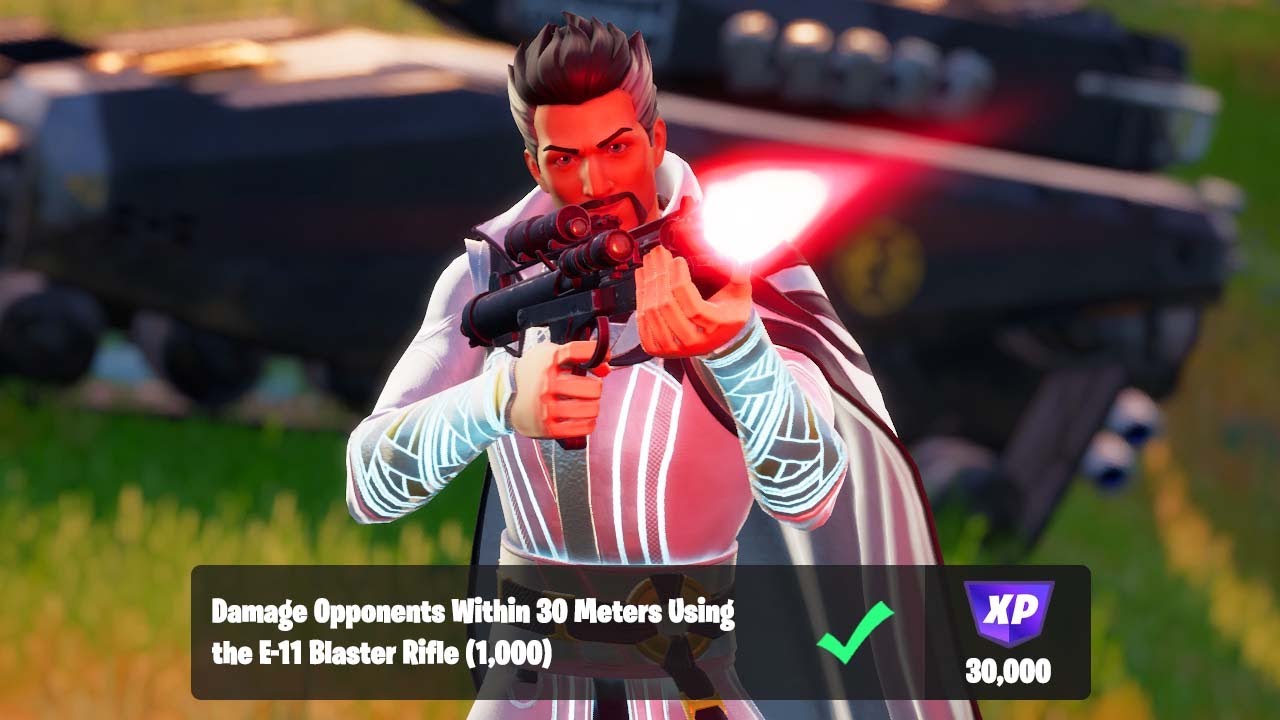 Damage Opponents Within 30 Meters Using the E-11 Blaster Rifle ...