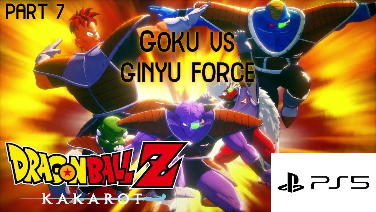 Dragonball Z Kakarot PS5 Walkthrough / Part 7 / Goku Vs Ginyu Force ...