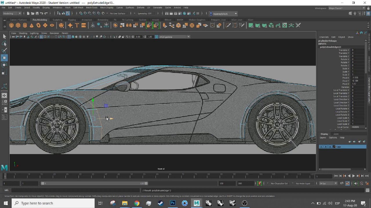 Ford GT 2020 Maya Tutorial P-01 - YouTube
