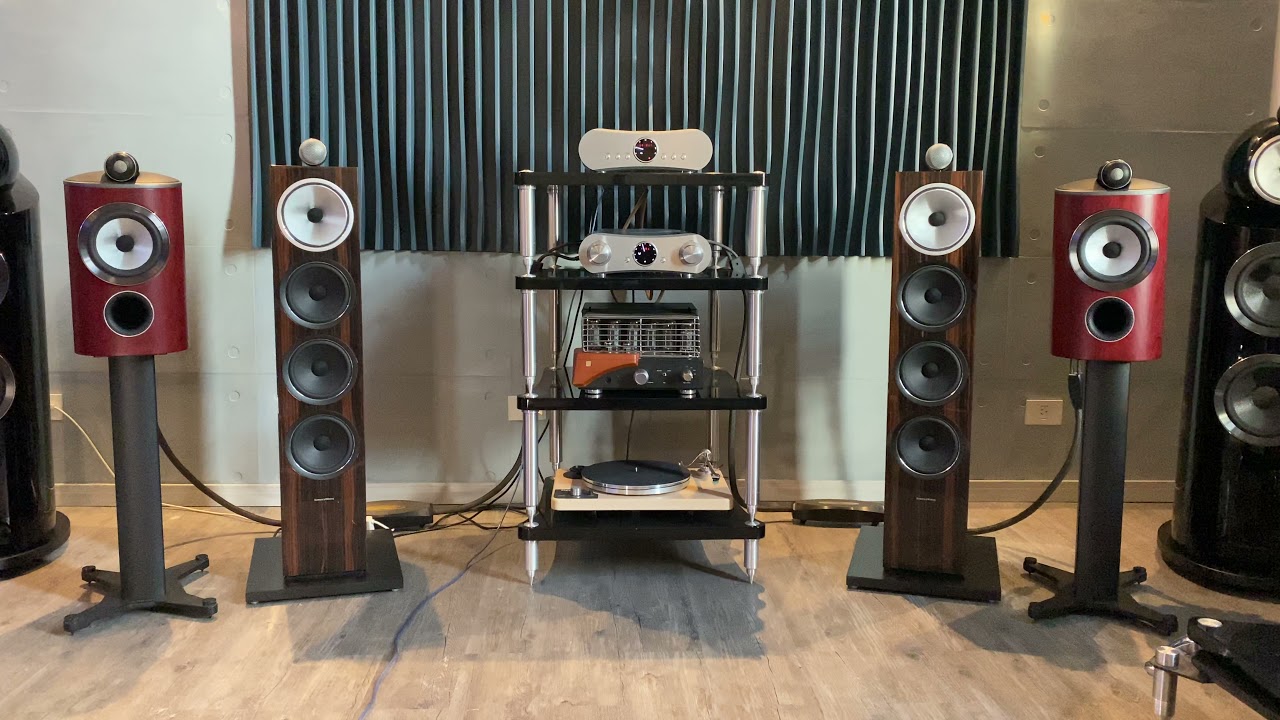 B&W 805 D4 + Gato Audio AMP-150AE + Gato Audio CDD-1 - YouTube