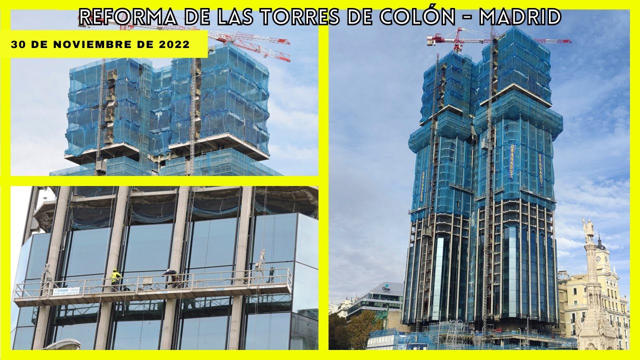 🚧 ACRISTALANDO HASTA LA SÉPTIMA PLANTA | OBRAS TORRES DE COLÓN DE ...